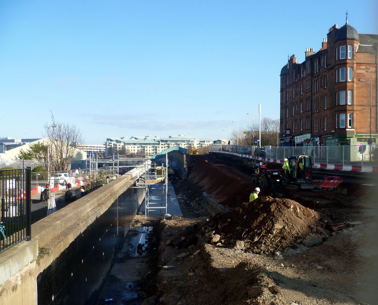 In Pictures: Works continue on Trams to Newhaven project | British Trams Online News