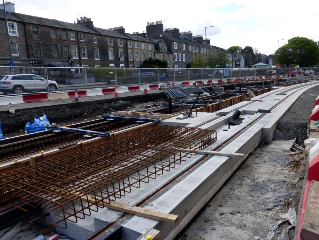 In Pictures: More tracklaying on Trams to Newhaven project | British Trams Online News