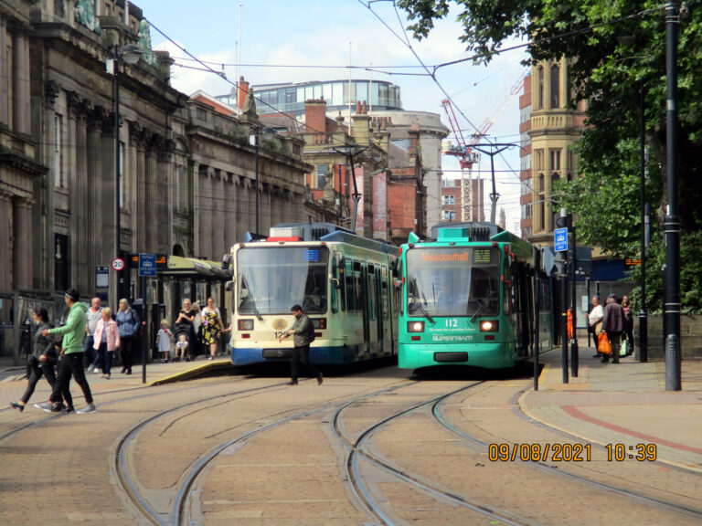Side by Side: Stagecoach Supertram 120 & 112 | British Trams Online News
