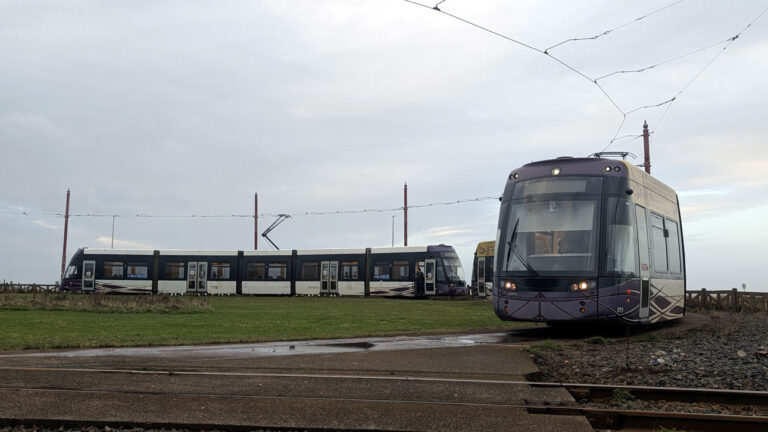 In Pictures: A busy time for trams at Little Bispham | British Trams ...