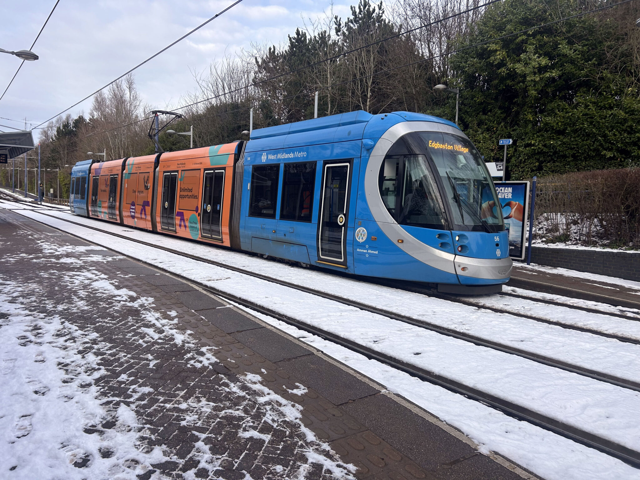 In Pictures: West Midlands Metro 56 gets a partial advertising livery ...